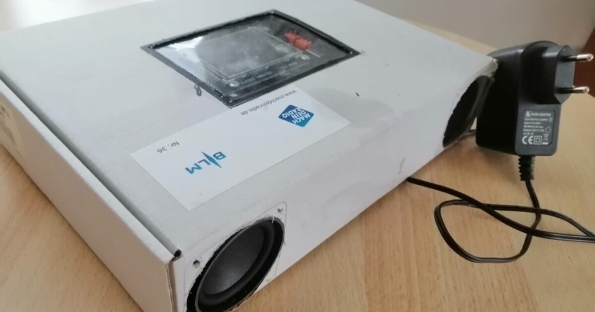 Nürnberg Sabel-Realschule „Kartonradio“ | machdeinradio